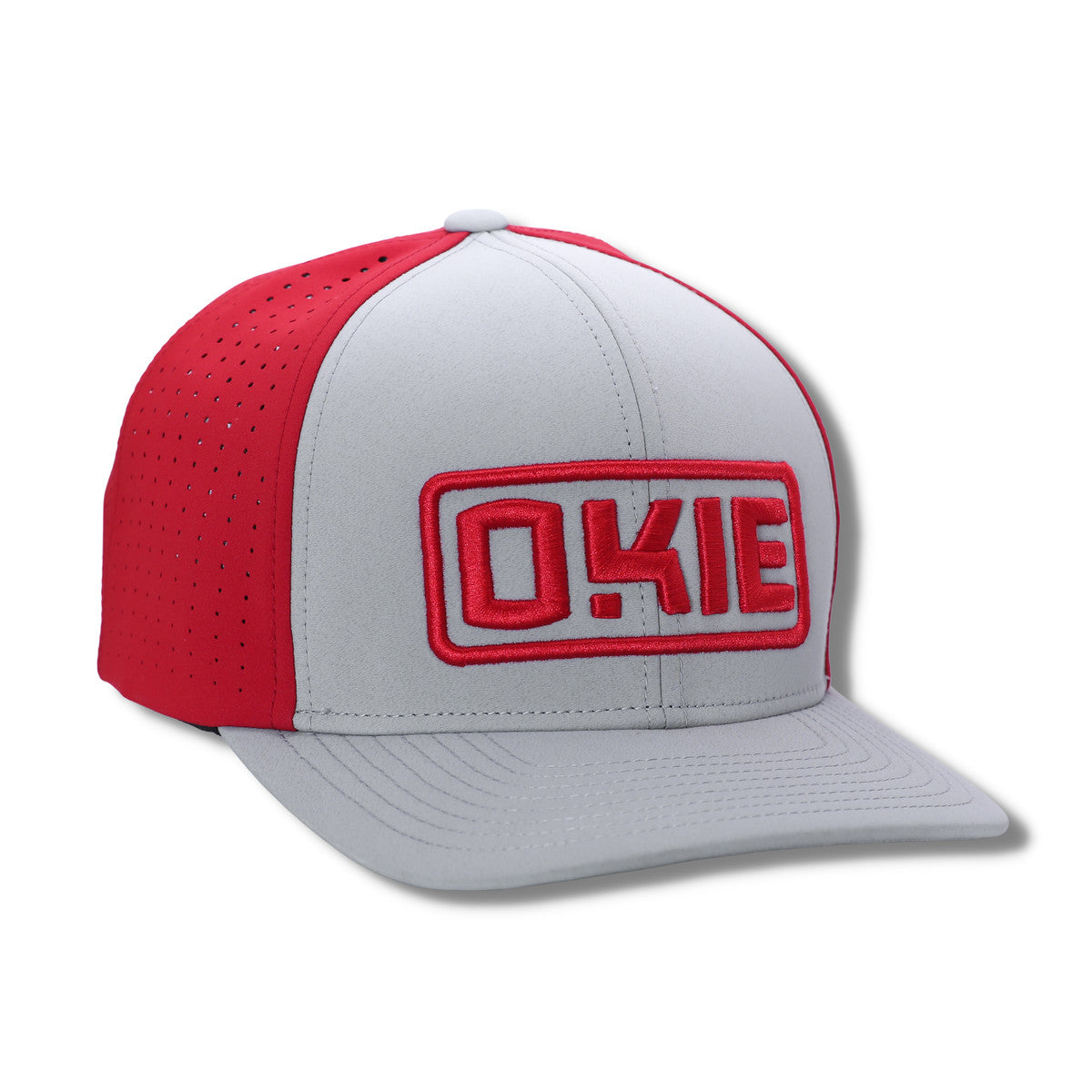 Sooner Performance- Grey/Red – The Okie Brand