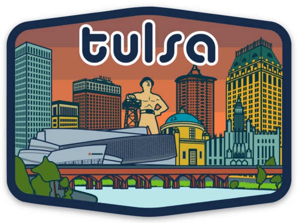 Tulsa Sticker – The Okie Brand
